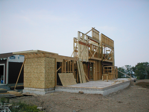 Halfman's Home - Trusses & 2nd Floor